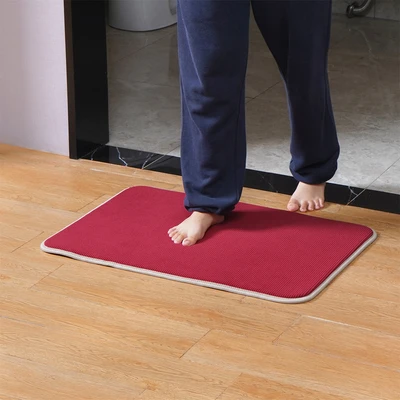 Jual Informa 50 X 70 Cm Garrett Keset Kamar Mandi Polyester Merah ...