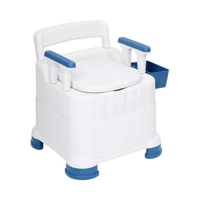 Jual Galena Kursi Pispot Adult Putih Biru Terbaru | Ruparupa