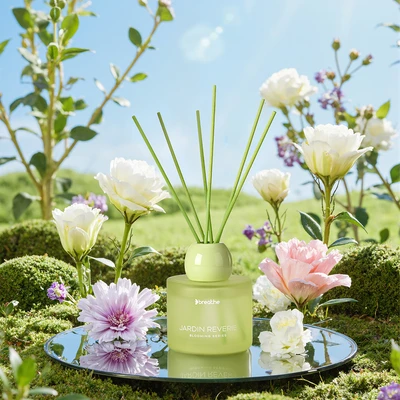 Jual Breathe 100 Ml Gardenia Fruity Jardin Reverie Reed Diffuser Hijau ...