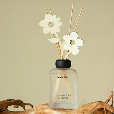 Jual Breathe 200 Ml Cashmere Suede Reed Diffuser Putih Terbaru | Ruparupa