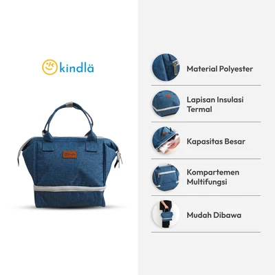 Jual Kindla Magic Peeble Tas Perlengkapan Bayi - Biru Terbaru | Ruparupa