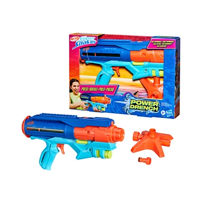 Jual Nerf Water Gun Super Soaker Power Drench Biru Terbaru | Ruparupa