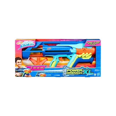 Jual Nerf Water Gun Super Soaker Power Drench Xl Biru Terbaru | Ruparupa