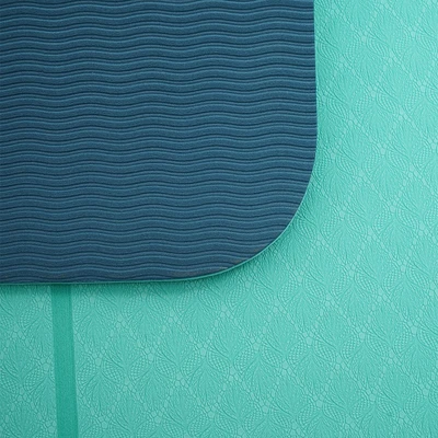 Jual Alph Matras Yoga Tpe Dengan Strap 6 Mm Hijau Royal Terbaru | Ruparupa
