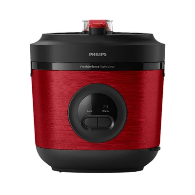 Jual Philips 1 8 L Ltr Rice Cooker Hd 3211 30 Merah Terbaru | Ruparupa