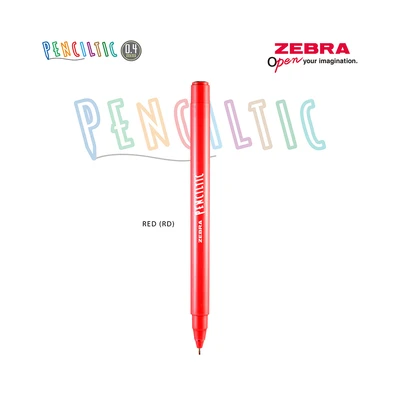 Jual Zebra 0 4 Mm Penciltic Fineliner Pulpen Merah Terbaru | Ruparupa
