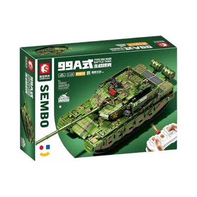 Jual Sembo Block Type 99 A Main Battle Tank Set 2604 Pcs 705021 Hijau ...