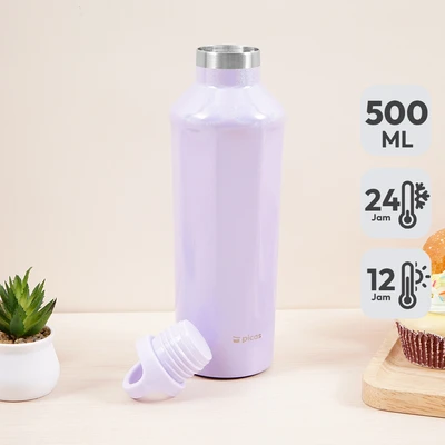 Jual Picas 500 Ml Botol Vacuum Flask Metallic Holo Ungu Terbaru | Ruparupa