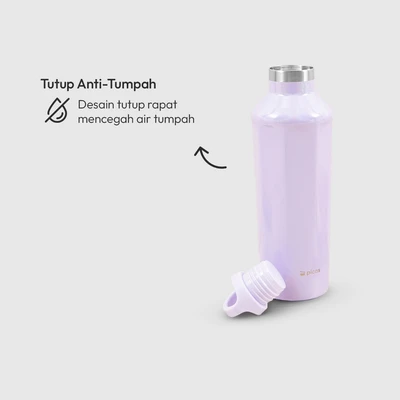Jual Picas 500 Ml Botol Vacuum Flask Metallic Holo Ungu Terbaru | Ruparupa