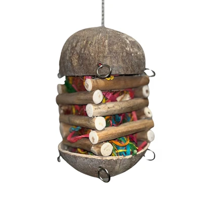 Jual Zoomanjee Terra Mainan Aktivitas Burung Peliharaan Coco Baffle ...