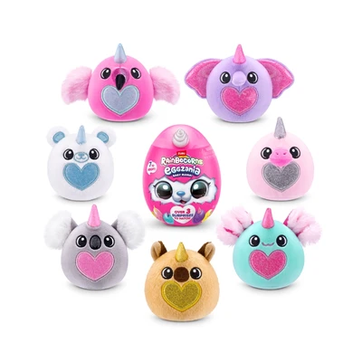 Jual Zuru Boneka Plush Rainbocorns Eggzania Baby Mania Rainbow Random ...