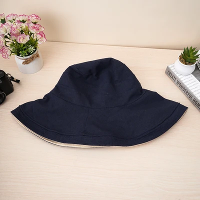 Jual Ataru Topi Bucket Reversible Wide Biru Navy Krem Terbaru | Ruparupa