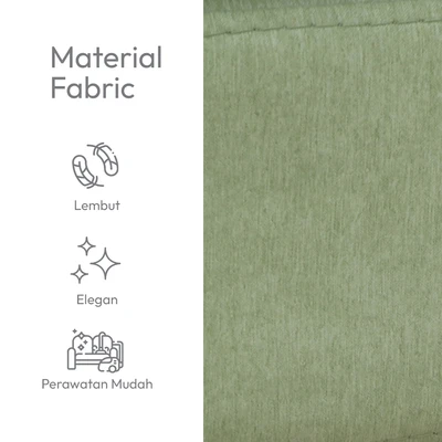 Jual Informa Neo Garland Sofa Bed Fabric Hijau Terbaru | Ruparupa