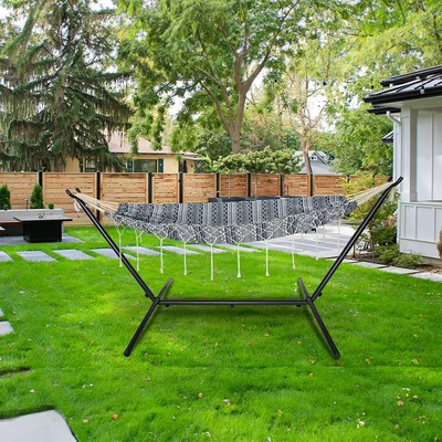 Jual Soleil Tiang Hammock Steel Hitam Terbaru | Ruparupa