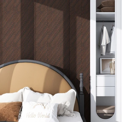 Jual Maxbuilt 60 X 0 4 X 60 Cm Panel Dinding Ps Cokelat Dark Oak ...