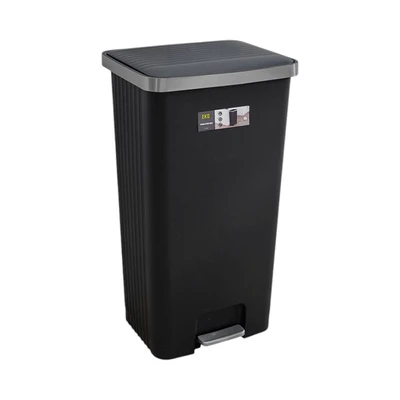 Jual Eko 90 Ltr Hana Tempat Sampah Pedal Hitam Terbaru | Ruparupa