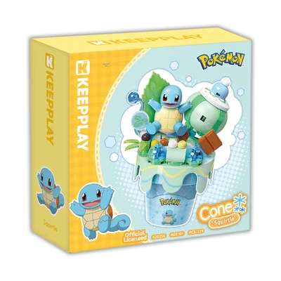 Jual Keepplay Pokemon Squirtle Cone Set 119 Pcs Biru