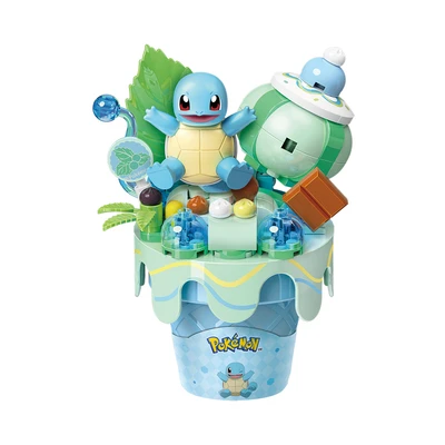Jual Keepplay Pokemon Squirtle Cone Set 119 Pcs Biru