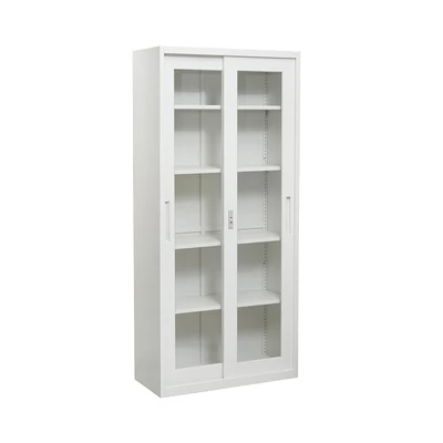 Jual Informa Gavin Kabinet Kantor 2 Pintu Geser Metal High Putih ...