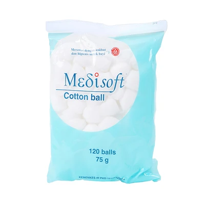 Jual Selection Medisoft Kapas Bola Set 120 Pcs - Putih Terbaru | Ruparupa