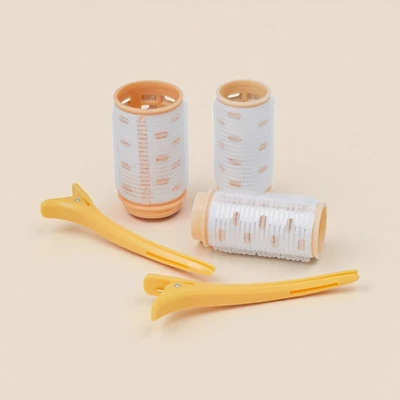 Jual Ataru Set 5 Pcs Roll Jepit Rambut Kuning Original | AZKO