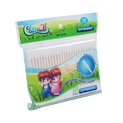 Jual Charmi Cotton Buds Spiral Art Set 100 Pcs 125 Sp Putih Terbaru ...