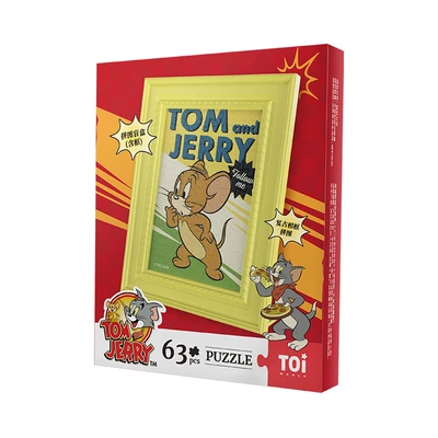 Jual Toi Tom Jerry Puzzle Frame Holiday Fun Set 63 Pcs 23243 Random ...
