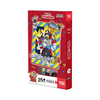 Jual Toi Tom Jerry Puzzle Frame Gentleman Set 28 Pcs 23162 Mix Terbaru ...