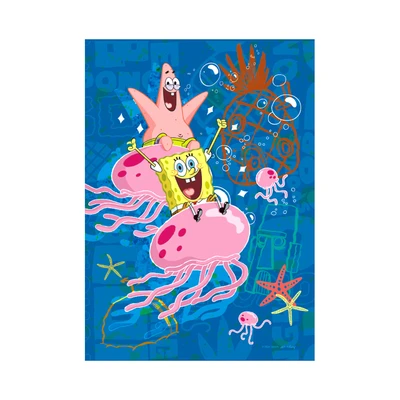 Jual Toi Spongebob Squarepants Puzzle Pocket Frame Jellyfish Set 126 ...
