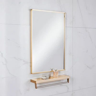 Jual Informa 80 Cm Rak Dinding Kamar Mandi Dengan Cermin Gold Terbaru ...