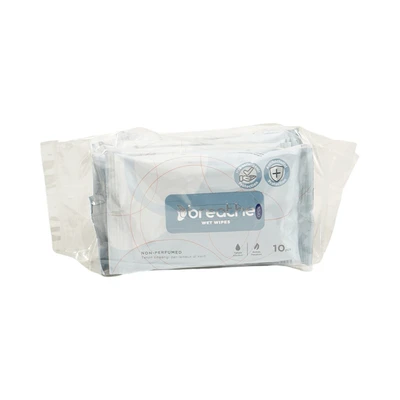 Jual Breathe Set 5 Pcs Tisu Basah Antibacterial Non Perfume 10 Lembar ...