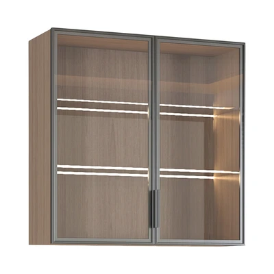 Jual Informa Ilsa Kabinet Dinding Dapur 2 Pintu Kaca Cokelat Terbaru ...