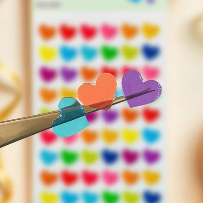 Jual Kiddy Fun Funny Stiker Color Heart Mix Terbaru | Ruparupa