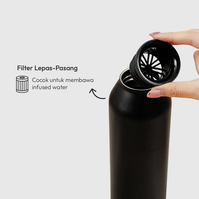 Jual Informa Garrick Botol Vacuum Flask Stainless Steel 750 Ml Hitam ...