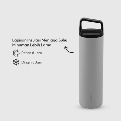Jual Informa Gladwin Botol Vacuum Flask Stainless Steel 570 Ml Abu Abu ...