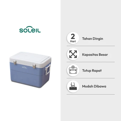Jual Soleil 45 Ltr Cooler Box Biru Muda Terbaru | Ruparupa