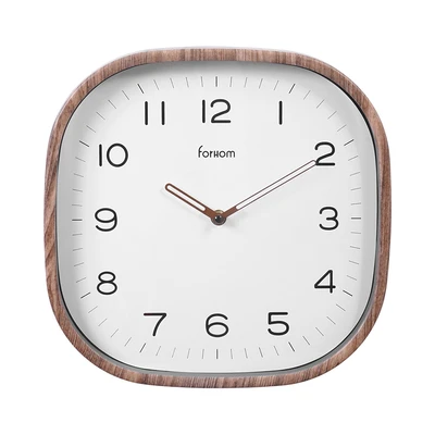 Jual Forhom 30 Cm Gaulle Jam Dinding Wooden Cokelat Terbaru | Ruparupa