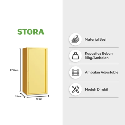 Jual Stora Visca Kabinet Kuning Terbaru | Ruparupa