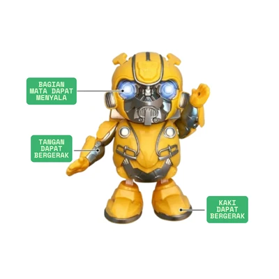 Jual Top Gear Robot Transformers Bumblebee Remote Control Kuning ...