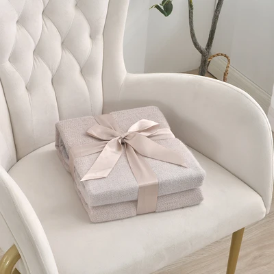 Jual Informa 125 X 150 Cm Selimut Polyester Throw Knit Aurora Greige ...