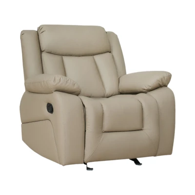 Jual Informa Norton I I Sofa Recliner Rocking Kulit 1 Seater Cokelat ...
