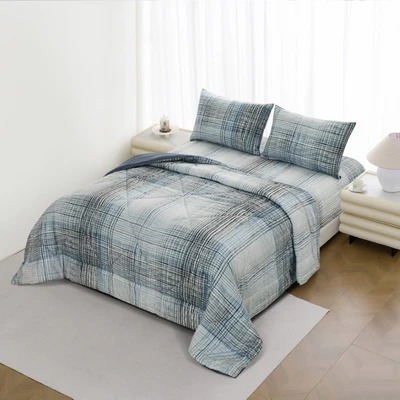 Jual Informa 160 X 200 Cm Set 6 Pcs Seprai Queen Microfiber Zack Abu ...