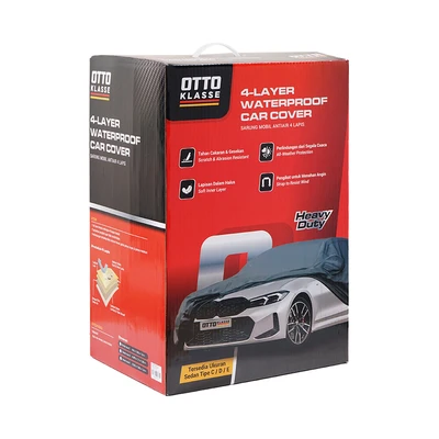 Jual Otto Klasse Cover Mobil Tipe Sedan C 4 Layer Lightweight Abu Abu ...