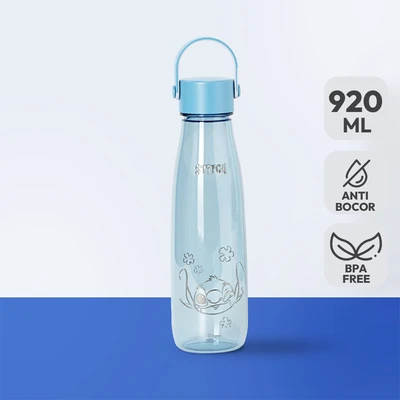 Jual Ataru 920 Ml Botol Minum Plastik Stitch Biru Terbaru | Ruparupa