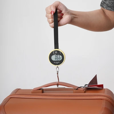 Jual Passport 30 Kg Timbangan Koper Digital Round Kuning Terbaru | Ruparupa