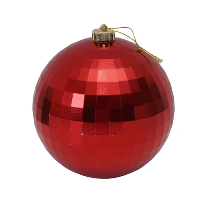 Jual Noelle 15 Cm Set 4 Pcs Bola Dekorasi Natal Christmas Disco Merah ...