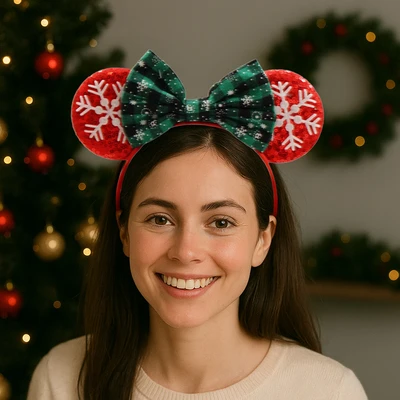 Jual Noelle Bando Natal Christmas Bow Hijau Merah Terbaru | Ruparupa