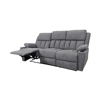 Jual Informa Costa I I Sofa Recliner Fabric 3 Seater Abu Abu Terbaru ...