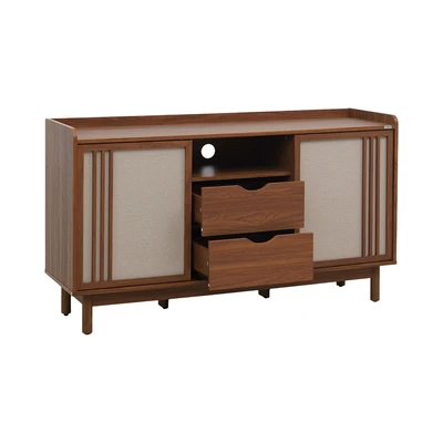 Jual Informa Ellington Rak Tv Particle Board High Natural Cokelat ...