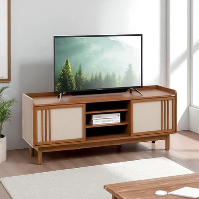 Jual Informa Ellington Rak Tv Particle Board Natural Cokelat Walnut ...